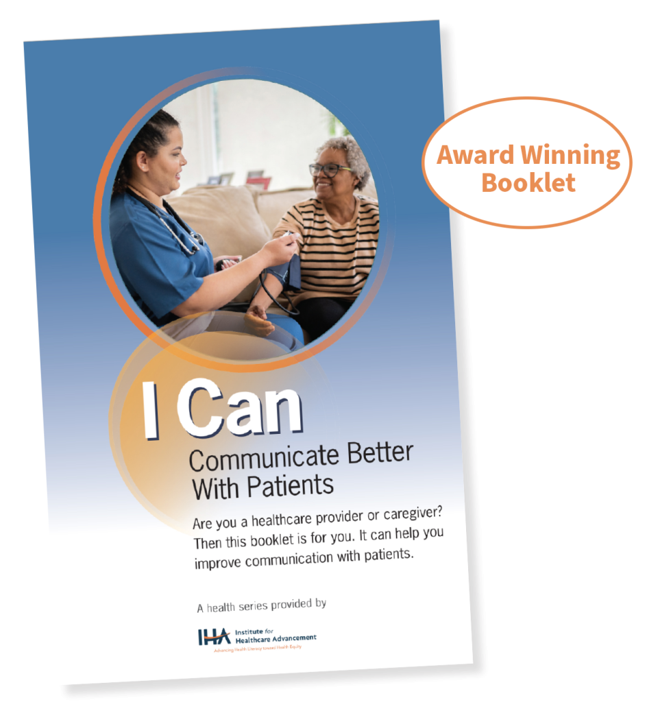 I Can Communicate Better With Patients Booklet - IHA Academy